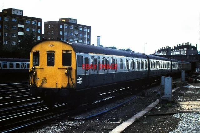 PHOTO BR(SR) Class 205 Hampshire 3-Car Demu No 1108 At Victoria In Br ...