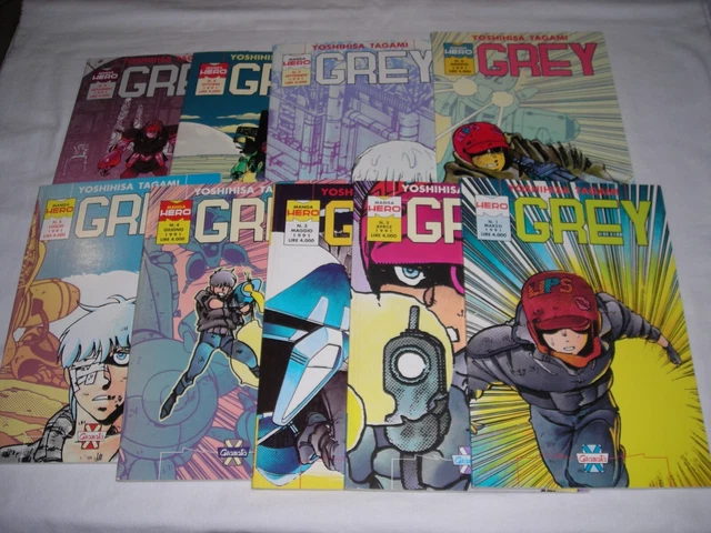 GREY MANGA SERIE completa da 1 a 9 Granata Press Yoshihisa Tagami ...