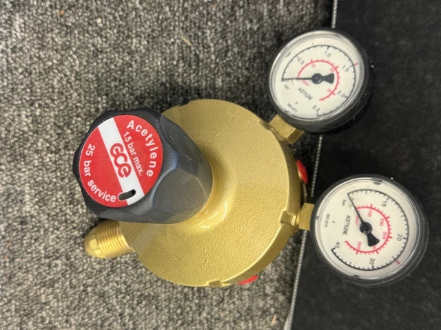 MULTI STAGE GCE Acetylene Regulator 1.5 Bar £10.00 - PicClick UK