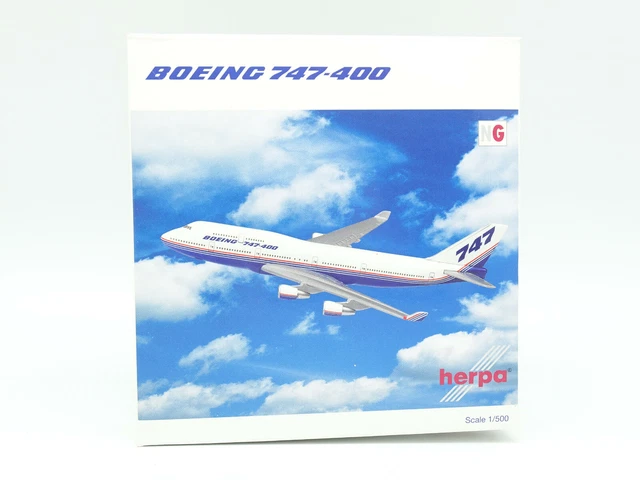 HERPA AEREO AIRLINES 1/500 - Modellino Boeing 747 EUR 48,54 - PicClick IT