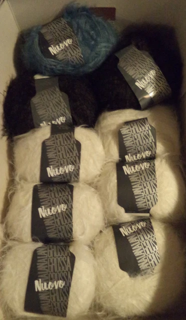 WOLLE, STRICKEN, HÄKELN, Lana Grossa, NUOVO, 9x50g versch. Farben EUR ...