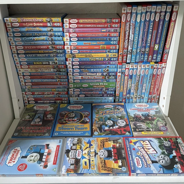 77 X THOMAS & FRIENDS DVDs - DVD JOB LOT BUNDLE / THOMAS THE TANK ...