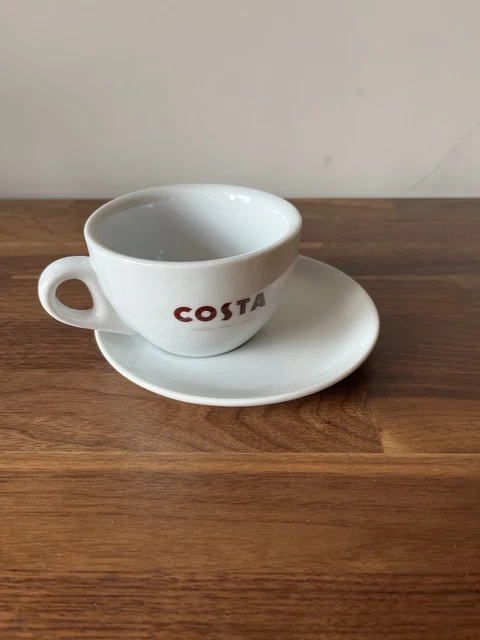 COSTA COFFEE CUP and Saucer Medium Thick Walled £11.11 - PicClick UK