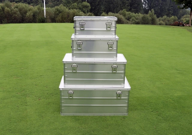 ALUBOX ALUMINIUMBOX Lagerbox Alu Box Kiste Transportkiste EUR 99,95 ...