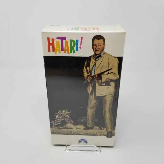 VINTAGE 1989 HATARI VHS Tape Set Factory Sealed! John Wayne Paramount £ ...