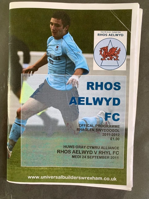RUTHIN TOWN V Rhyl 2010 £2.24 - PicClick UK