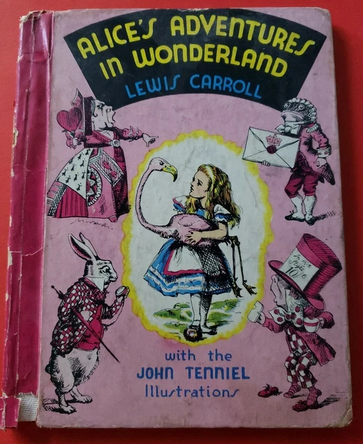 ALICE'S ADVENTURES IN Wonderland by Lewis Carroll 1940, illust. John Tenniel EUR 13,65 - PicClick FR