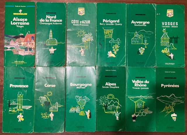 LOT DE 12 Guide Vert Michelin France EUR 15,00 - PicClick FR