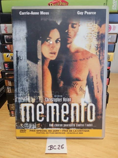 DVD - MEMENTO - Christopher Nolan/Guy Pearce/Carrie Anne Moss EUR 2,00 - PicClick FR