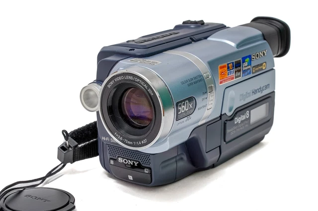 VIDEOCAMERA SONY DIGITAL Handycam DCR-TRV140E Digital8 8mm 20x 560x ...