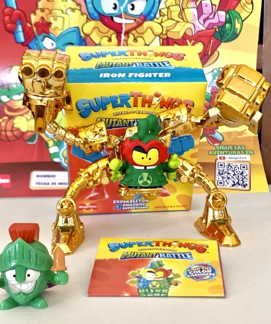 SUPERTHINGS MORPH y Exosqueleton dorado Ultra Raro Mutant Battle ... SUPERTHINGS MORPH y Exosqueleton dorado Ultra Raro Mutant Battle ...