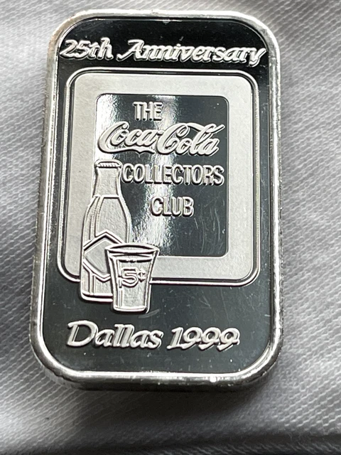 1 OZ THE Coca Cola Clan Collector's Club - Dallas 1999 EUR 361,96 ...