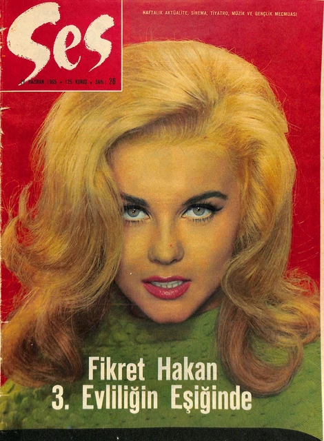 ANN MARGRET COVER Turkish Magazine 1965 URSULA ANDRESS Middle East ...