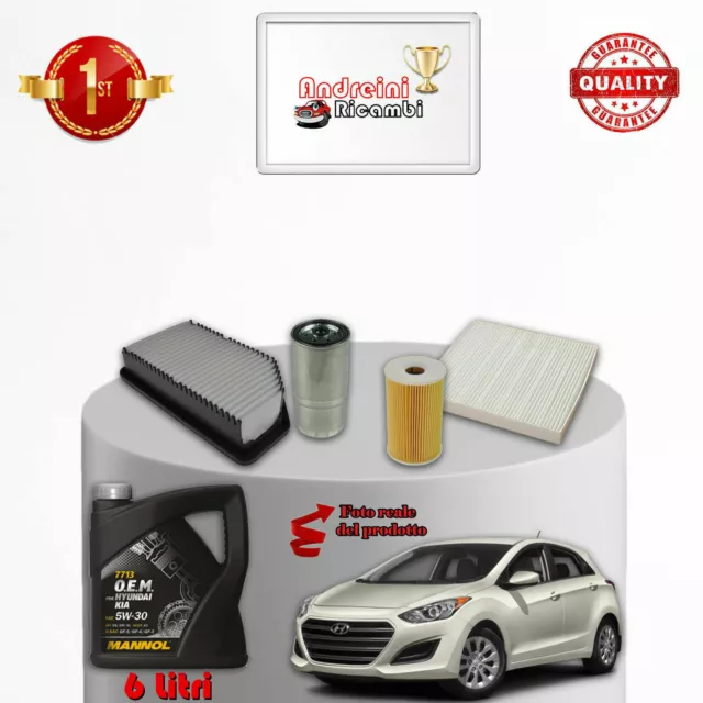 SET ENTRETIEN 4 Filtres Et Huile Hyundai I30 II 1.6 Crdi 81KW 110CV Du ... SET ENTRETIEN 4 Filtres Et Huile Hyundai I30 II 1.6 Crdi 81KW 110CV Du ...