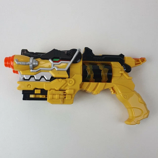 POWER RANGERS DELUXE Dino Charge Morpher Blaster Gun Yellow Bandai £39. ...