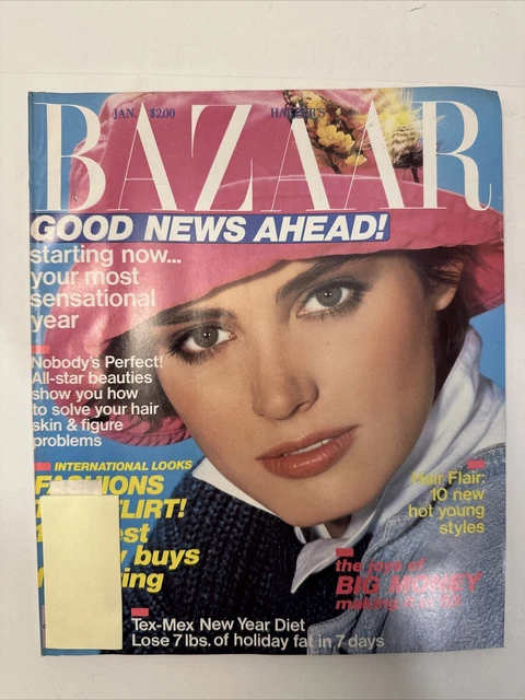 1985 HARPER'S BAZAAR Magazine Jennifer Burry Kim Alexis Lynda Carter ...