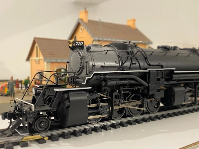 ROCO 63353 US Steam Collection Locomotive 737 +Tender Virginian + Boite ...