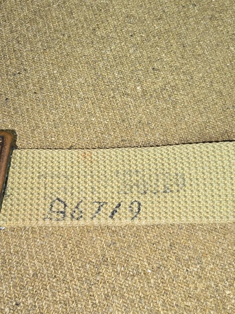 WWII USMC UNIFORM Belt with Buckle £24.97 - PicClick UK