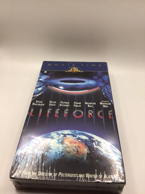 LIFEFORCE VHS TAPE Movie Sealed Vintage Patrick Stewart Mathilda May ...