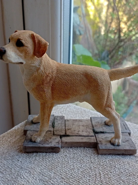 SHERRATT & SIMPSON Labrador Standing Golden Labrador Dog Figurine 55111 ...