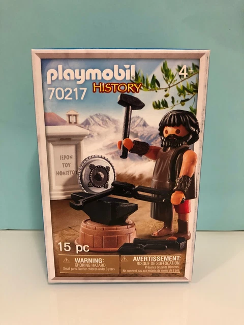 PLAYMOBIL OLIMP GODS Greek Mythology Roman God Hephaestus Forge Vulcan ...