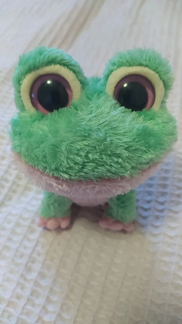 TY BEANIE BOO Frog grenouille Kiwi retraité très rare peluche pas d ...