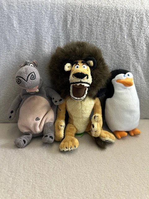 DREAMWORKS MADAGASCAR SOFT toy plush bundle Alex Gloria Skipper £18.80 ...