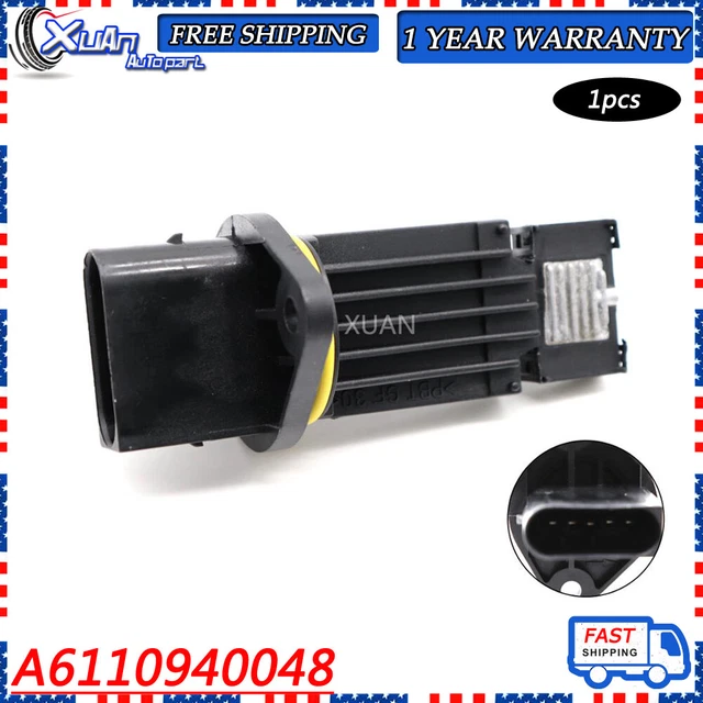 MAF MASS AIR FLOW METER SENSOR For Mercedes Benz W210 W203 CL203 CN ...