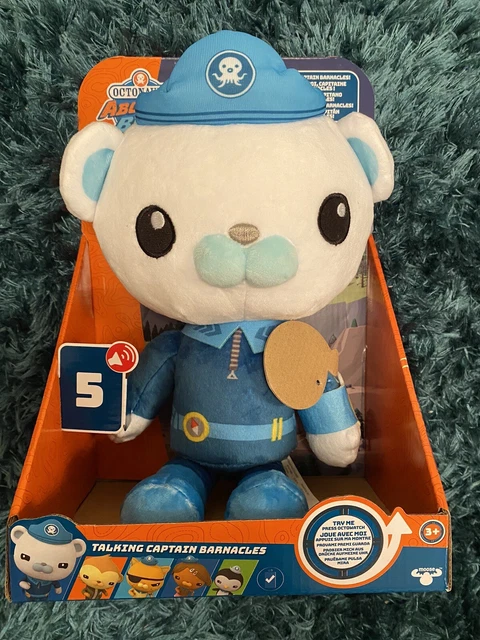 THE OCTONAUTS TALKING Captain Barnacles Plush Soft Interactive Toy 13 ...