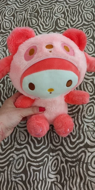 MY MELODY PLUSHIE in Panda Suit - Pink £12.94 - PicClick UK