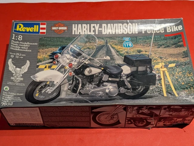 MODELLBAUSATZ HARLEY DAVIDSON Police Bike von Revell in der OVP !!! EUR ...