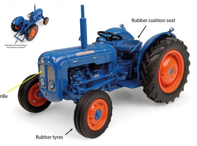 DIECAST TRACTOR MODEL Universal Hobbies Fordson Dexta 1960 1:32 £57.04 ...