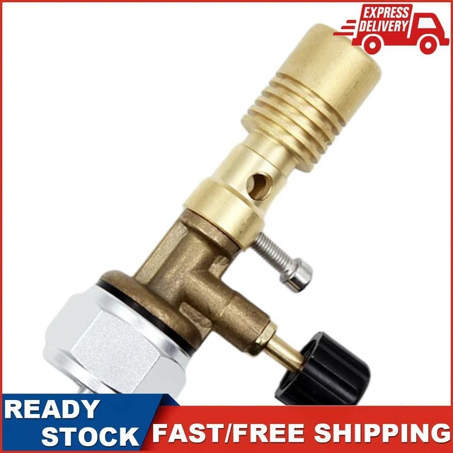 PORTABLE BURNER GAS Blowtorch Gas Bunsen Burner Brass £13.67 - PicClick UK
