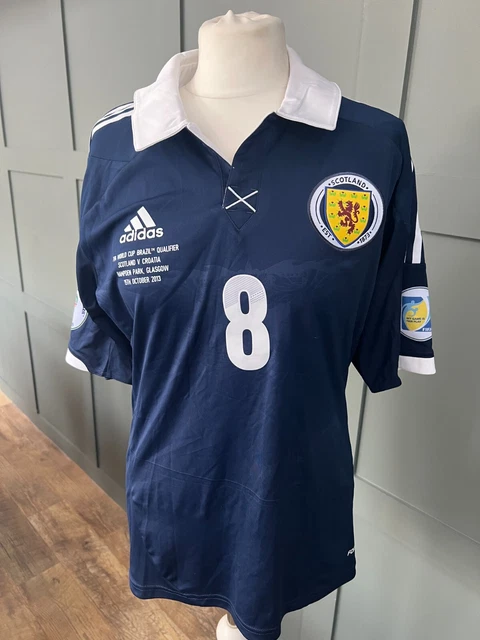 SCOTLAND INTERNATIONAL FOOTBALL Shirt match worn signed by James ...