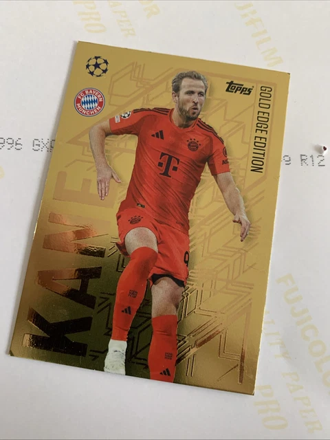 TOPPS MATCH ATTAX UCC 2024/25 Harry Kane Gold Edge Edition GE-6 EUR 5 ...