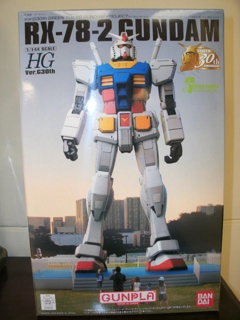BANDAI HG 1/144 RX-78-2 Gundam Ver.G30TH GREEN TOKYO GUNDAM PROJECT mode... EUR 62,35 - PicClick FR