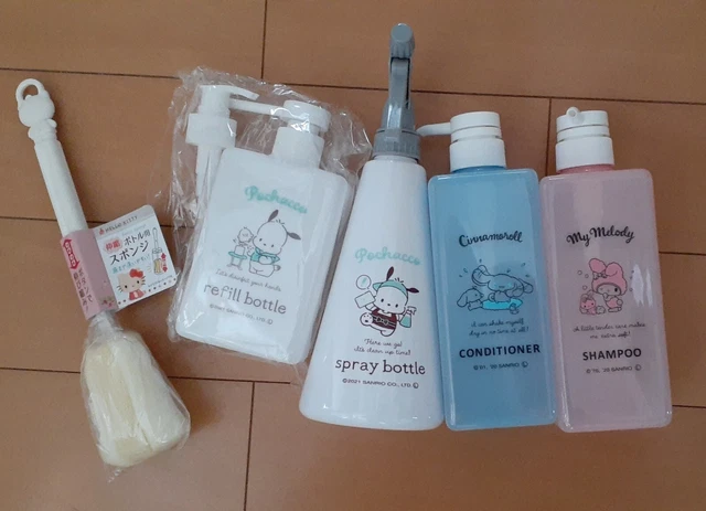 Sanrio My Melody Pochacco Cinnamoroll Hello Kitty Bottles 5 Pieces