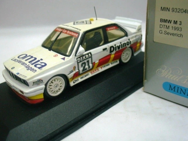 WOW EXTREMELY RARE BMW M3 E30 SE #21 Severich Zolder 1993 DTM 1:43 Minichamps-M5 £136.00 ...