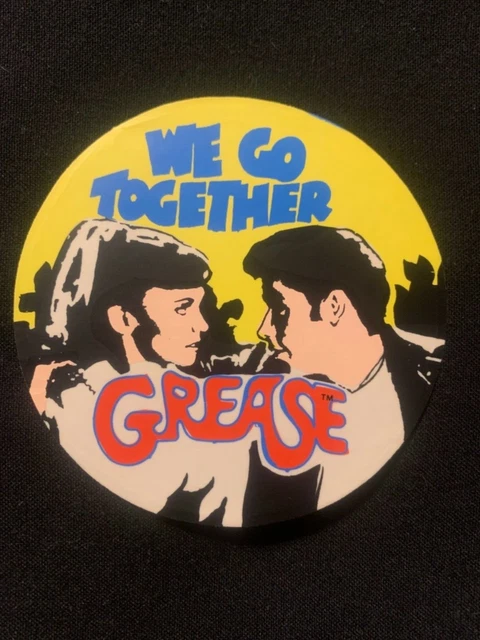 1978 ORIGINAL GREASE the Movie Sticker - Badge £9.99 - PicClick UK