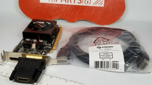 PNY NVIDIA GEFORCE VCGGT610XPB 1GB DDR3 SDRAM PCI Express X16 Win 10 ...