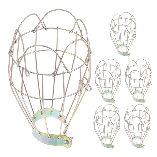 6 PCS REPTILE Heat Lamp Protection Net Anti-scalding Lampshade Mesh ...