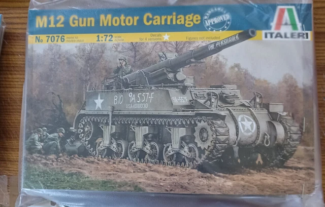 1:72 M12 GUN Motor Carriage Italeri 7076 sehr selten ohne Schachtel EUR 17,00 - PicClick DE