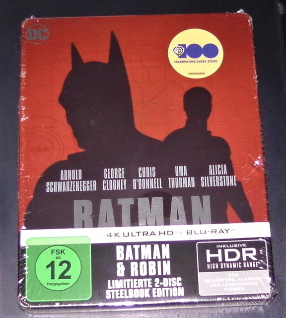 BATMAN & ROBIN Limited Steelbook Edition 4K UHD Blu Ray + Blu Ray New & OVP £32.81 - PicClick UK