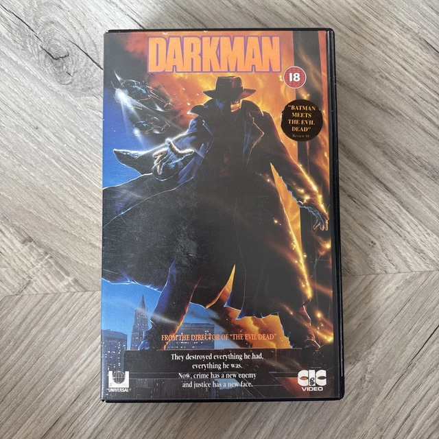 DARKMAN VHS BIG Box Ex Rental Video Tape The Evil Dead Director £23.99 ...