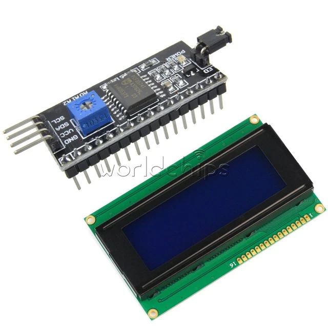 2004 20X4 LCD Blue Display Module +IIC/TWI/SPI Interface Board 5V ...