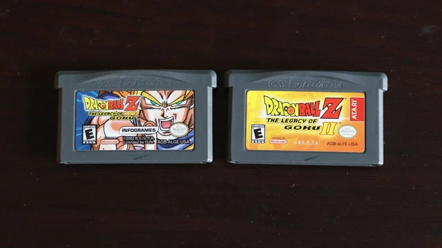 DBZ DRAGON BALL Z Legacy of Goku 1 & II 2 AUTHENTIC GBA Game Boy ...