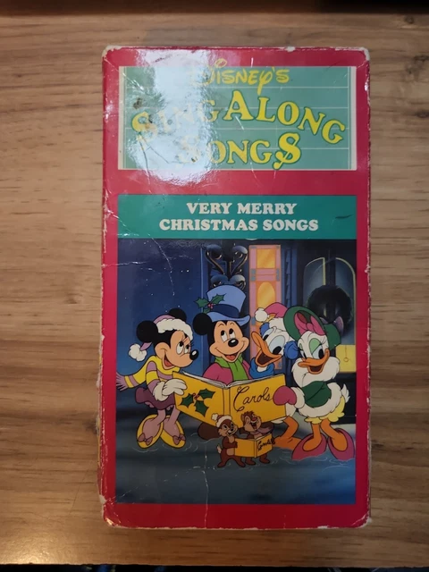 DISNEYS SING ALONG Songs - Very Merry Christmas Songs (VHS, 1997) £8.04 ...