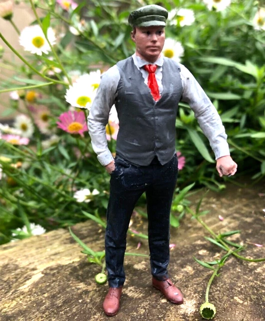 16MM SIGNALMAN SID Hand Painted Garden Railway People SM32 1:19 Figure ...