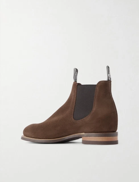 R.M. WILLIAMS TURNOUT Brown Suede Chelsea Boots: UK 11 BNWB £425 £325. ...