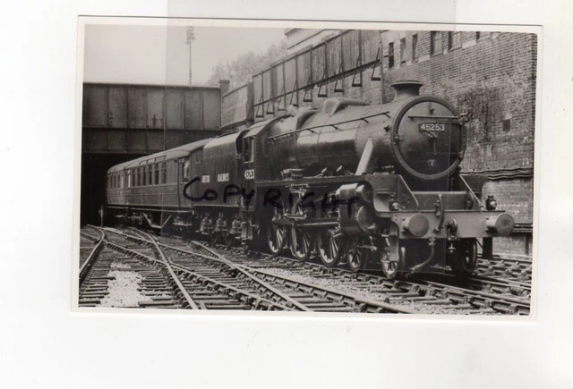 RAIL PHOTO LMS 460 Black 5 45253 London Marylebone nr station LNER GCR ...
